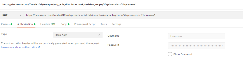 Update Variable Group Using Azure Devops Rest Api Postman Geralexgr 4155